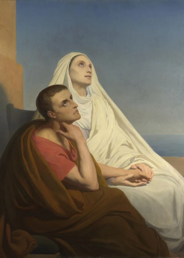 Ary Scheffer Saints Augustine and Monica