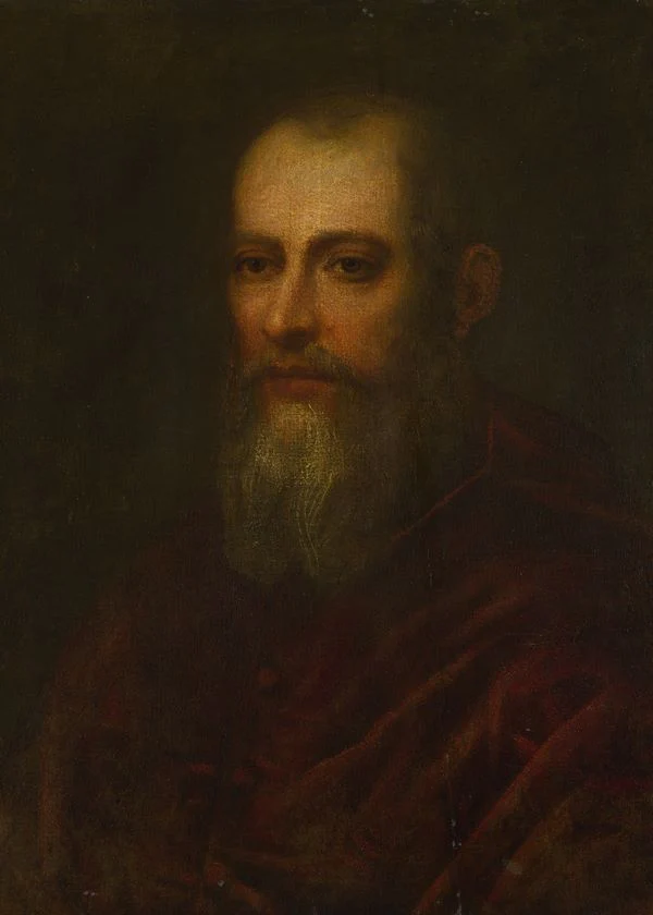 Italian Venetian Portrait of a Bearded Cardinal