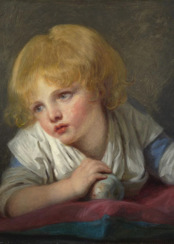 Jean Baptiste Greuze A Child with an Apple