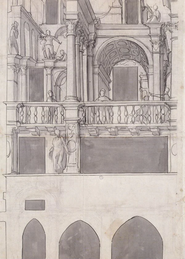 Hans Holbein The Younger Design For Facade Paintings For The House Of The Dance