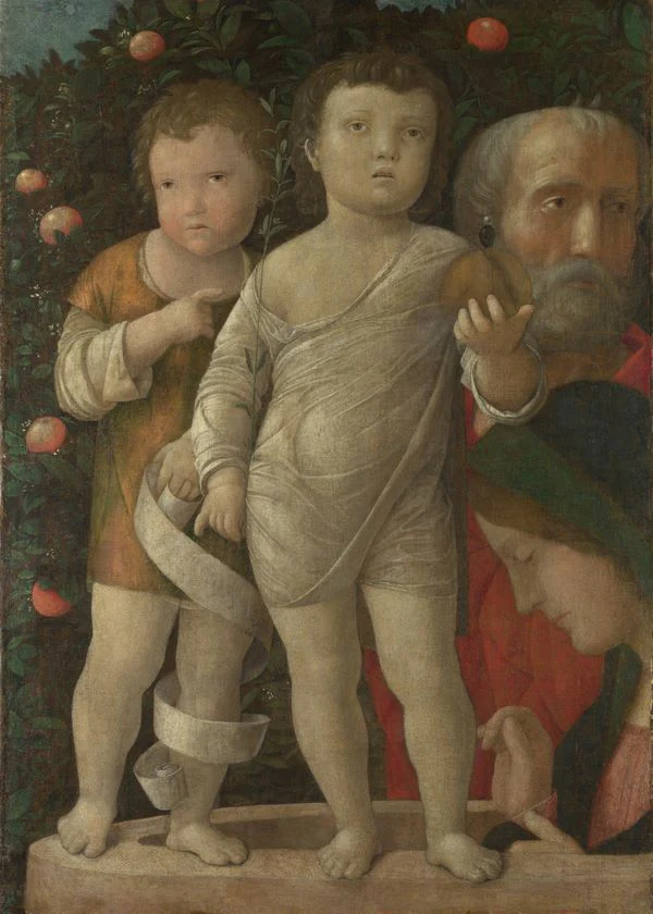 Andrea Mantegna The Holy Family with Saint John