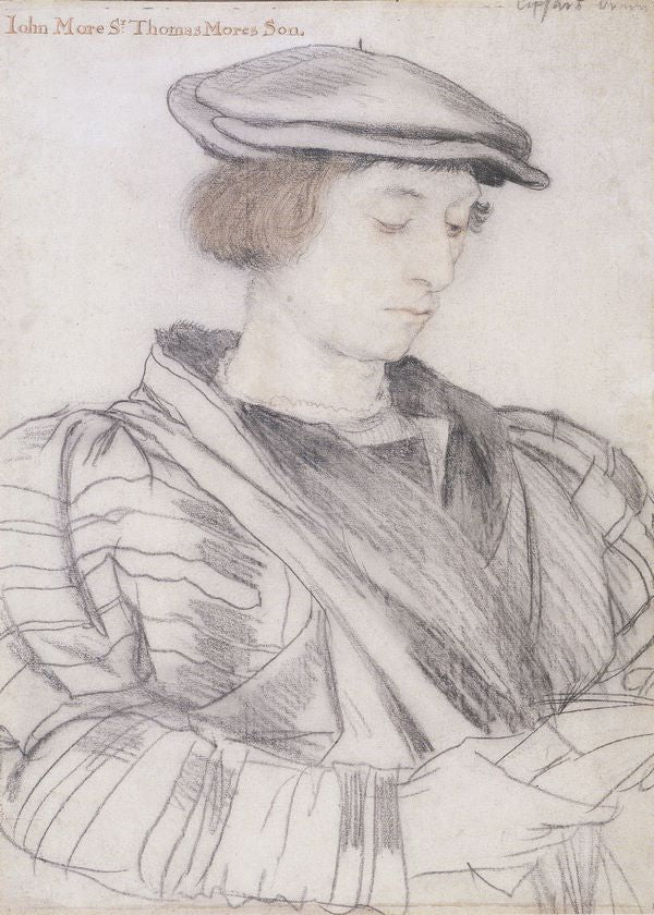 Hans Holbein The Younger Portrait Study Of John More