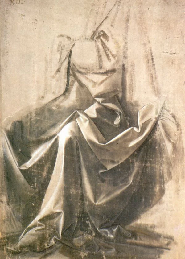 Leonardo Da Vinci Drapery For A Seated Figure