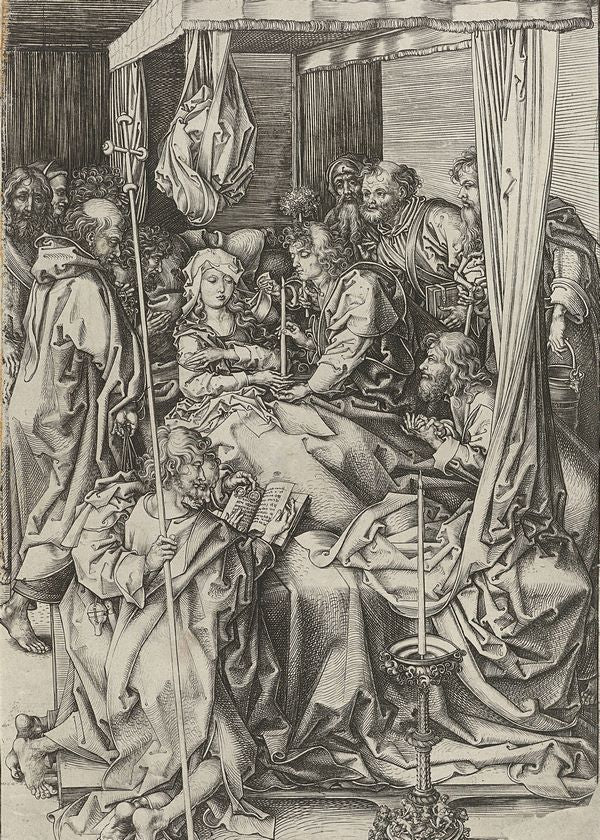 Martin Schongauer The Death Of Mary