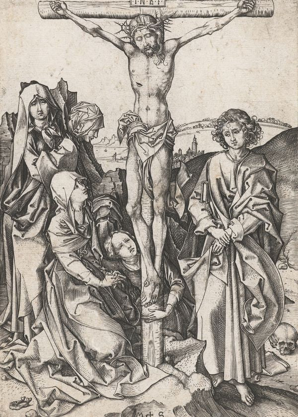 Martin Schongauer The Crucifixion