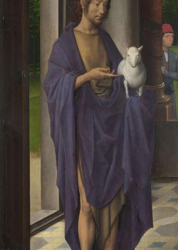 Hans Memling Saint John The Baptist painting