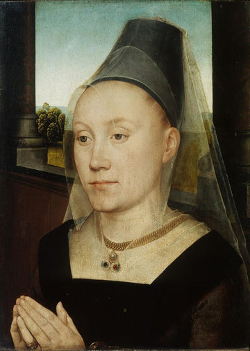 Hans Memling Diptych Willem Morella The Right Panel Barbara Van Venderberg