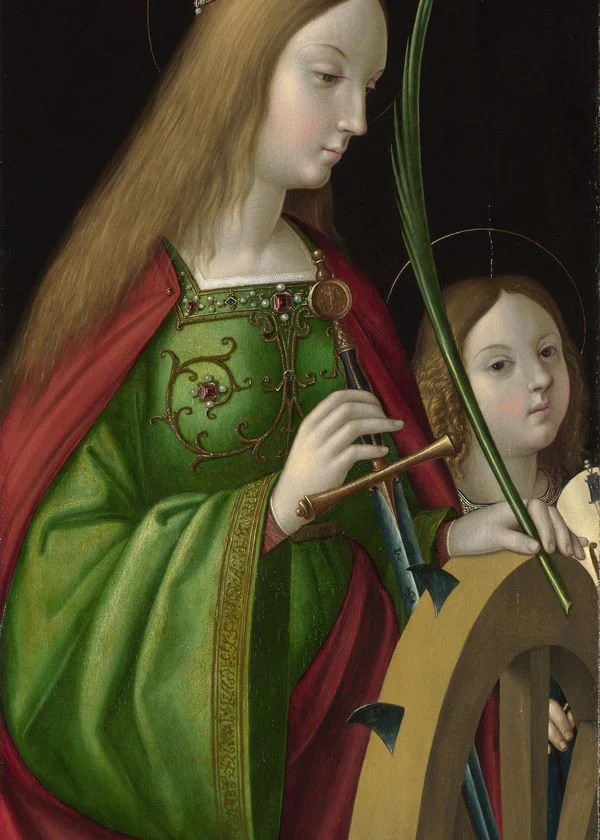 Leonardo Da Vinci St Catherine Of Alexandria