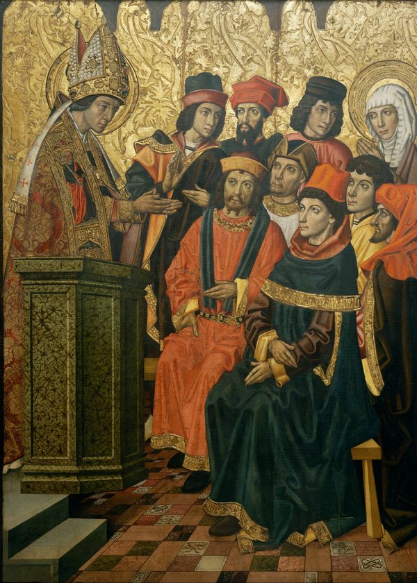 Vergos Group St Augustine and St Monica in the sermons of St Ambrose