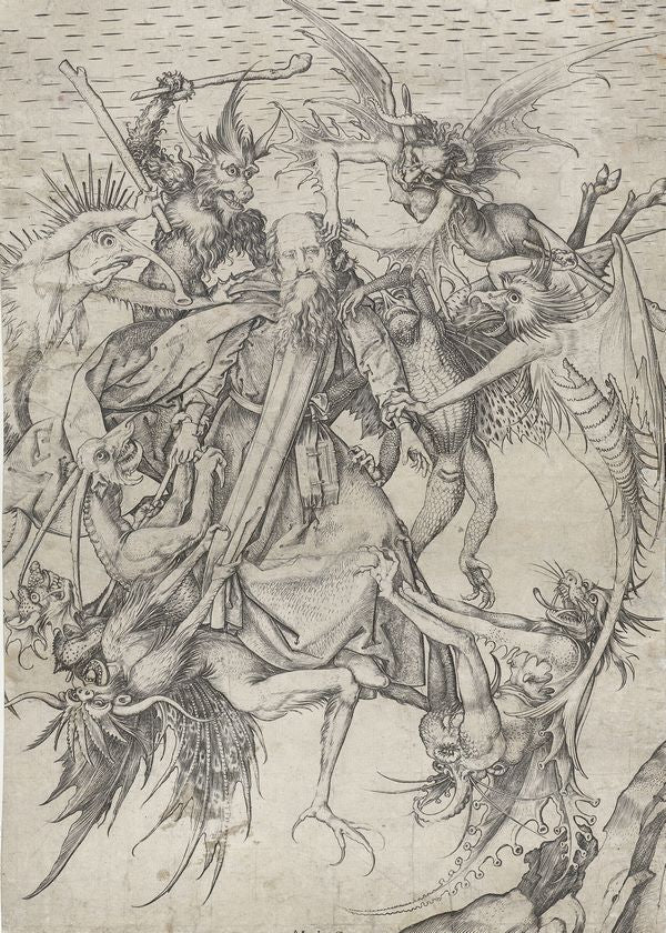 Martin Schongauer The Temptation Of St Anthony