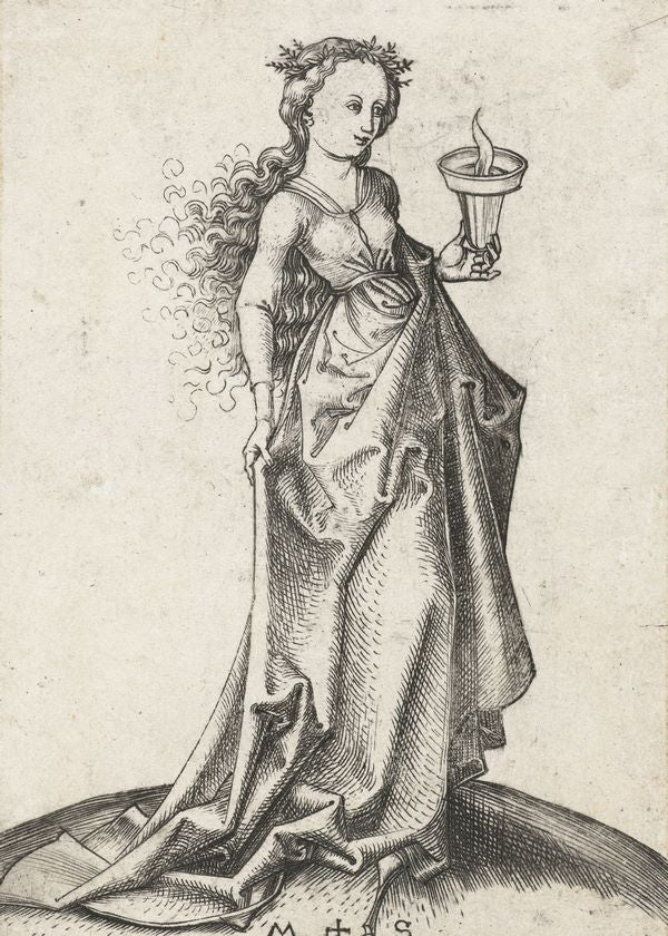 Martin Schongauer The Second Wise Virgin