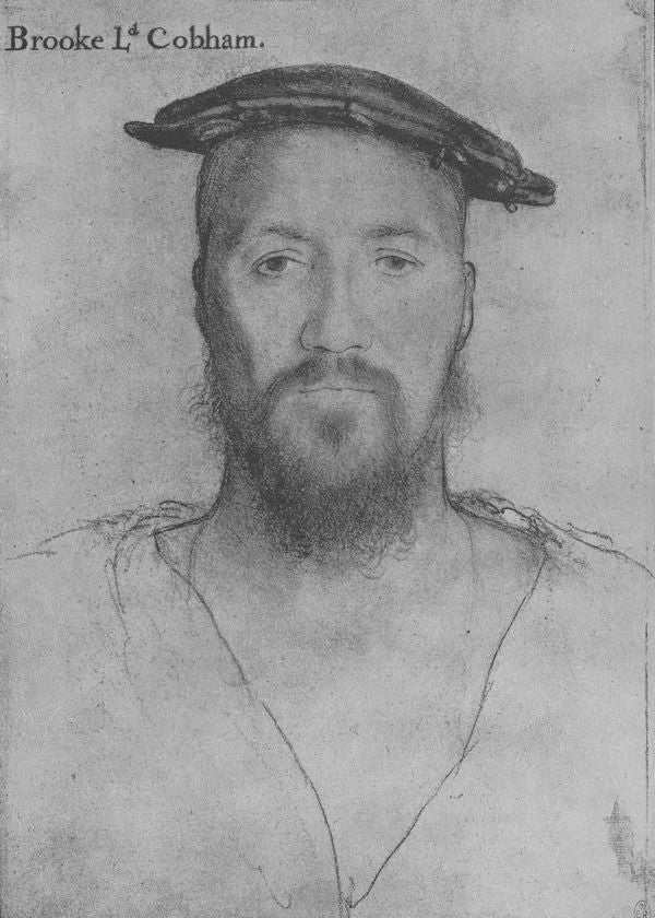 Hans Holbein The Younger Portrait Of George Brooke 9th Baron Cobham painting