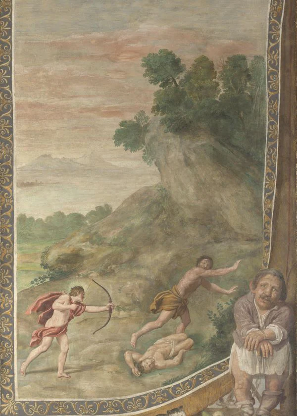 Domenichino and assistants Apollo killing the Cyclops