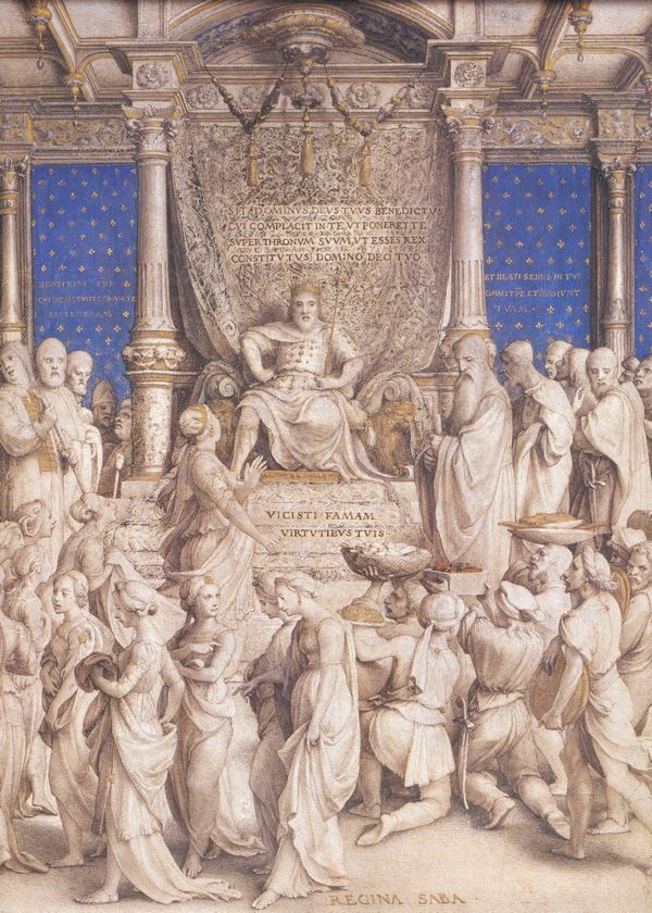 Hans Holbein The Younger Solomon And The Queen Of Sheba