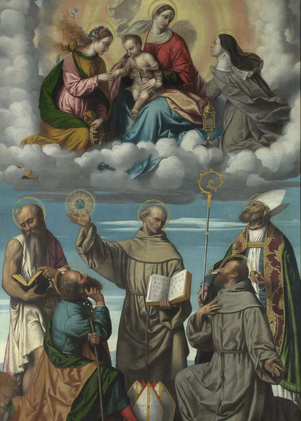 Moretto da Brescia The Madonna and Child with Saints