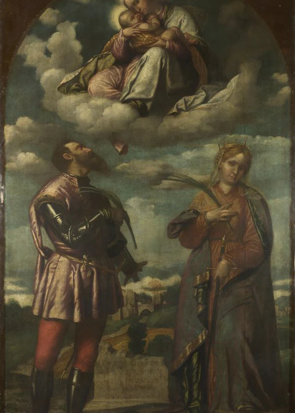 Moretto da Brescia The Madonna and Child with Saints painting