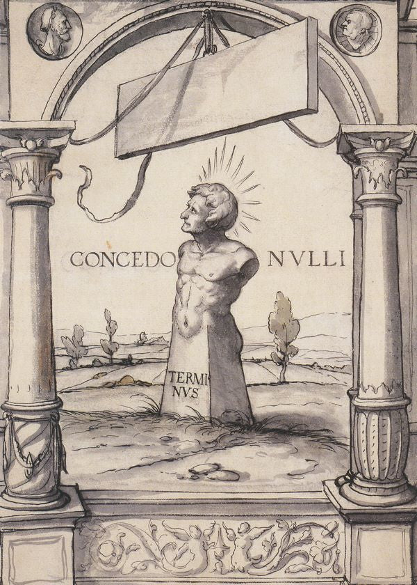 Hans Holbein The Younger Design For A Stained Glass Window With Terminus