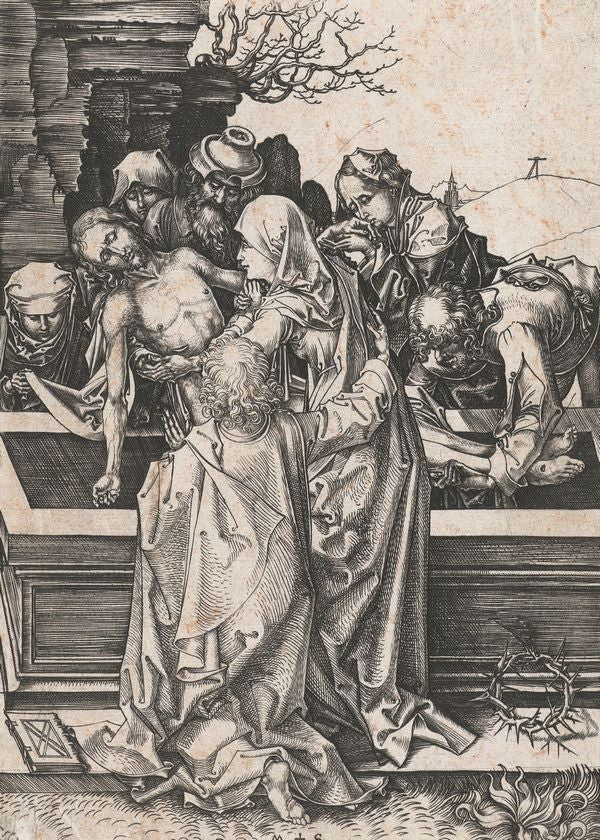 Martin Schongauer The Entombment