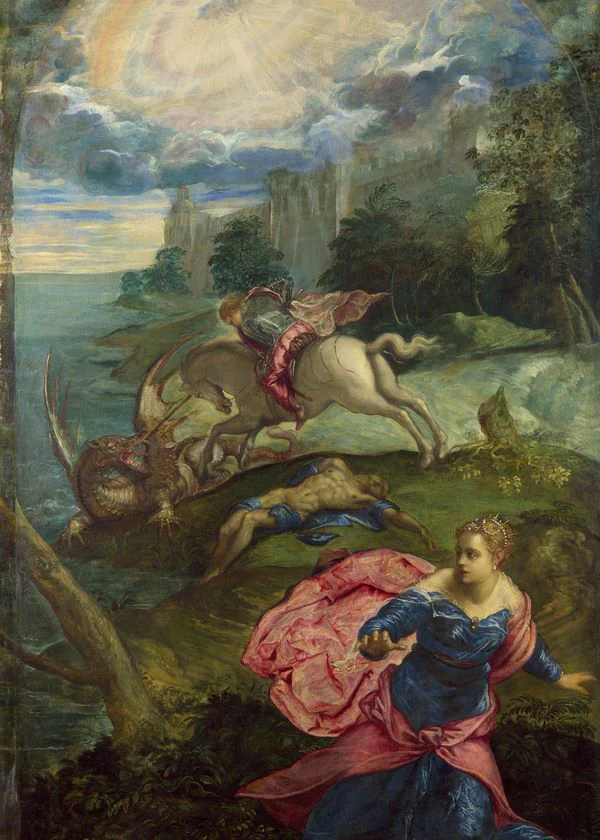 Tintoretto Jacopo Saint George and the Dragon