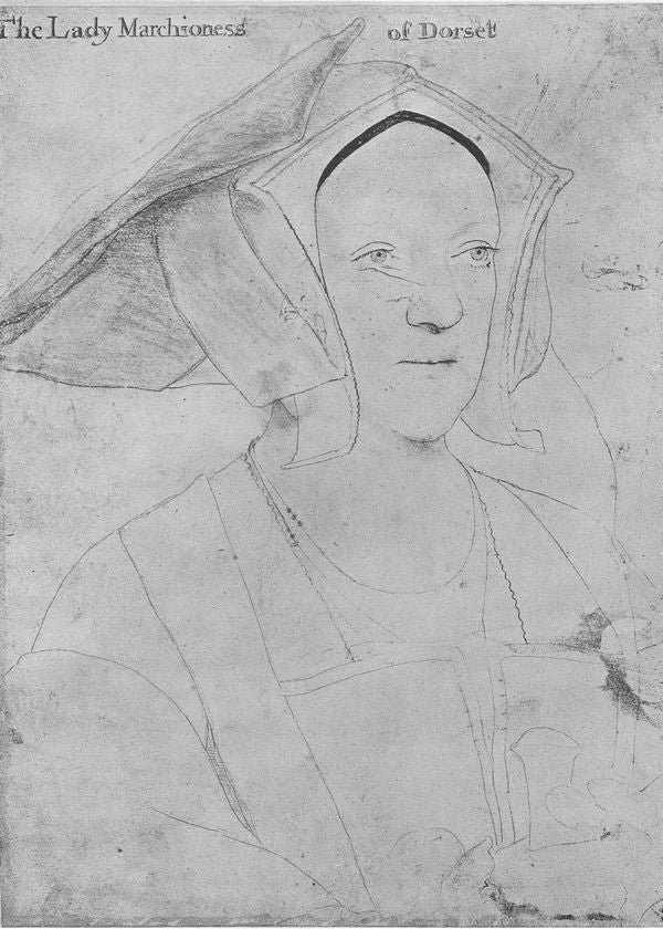 Hans Holbein The Younger Portrait Of Margaret Marchioness Of Dorset