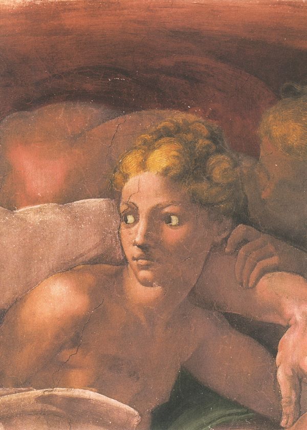 Michelangelo Eva painting