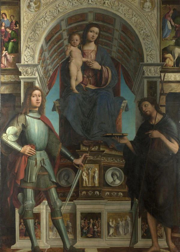 Lorenzo Costa and Gianfrancesco Maineri The Virgin and Child with Saints