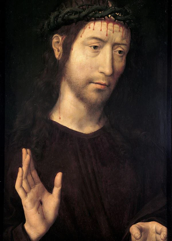 Hans Memling Christ The Martyr painting