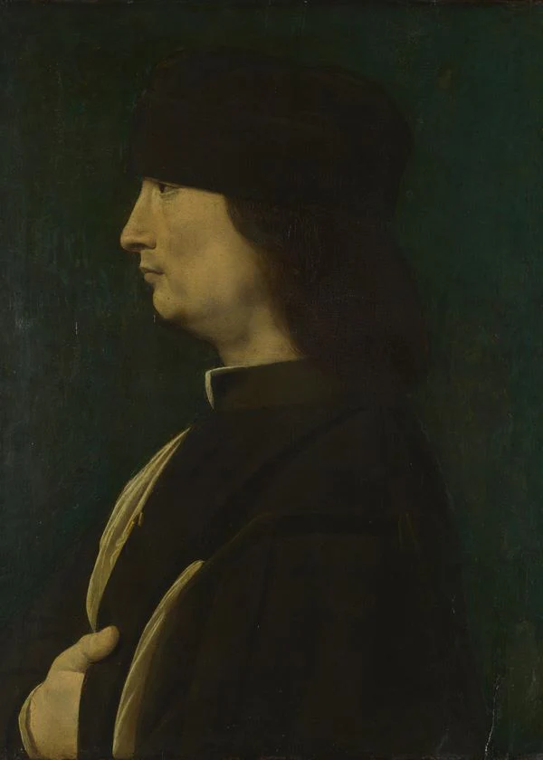 Giovanni Antonio Boltraffio A Man in Profile