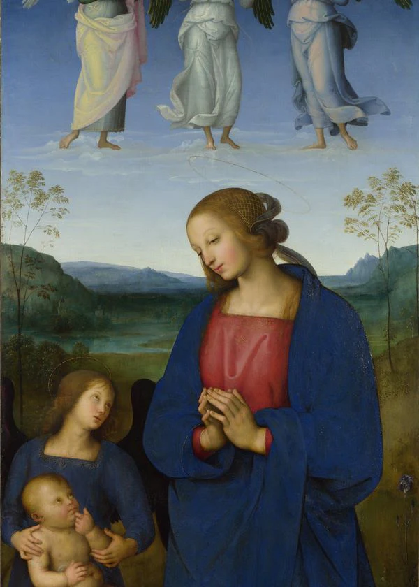 Pietro Perugino The Virgin and Child with an Angel