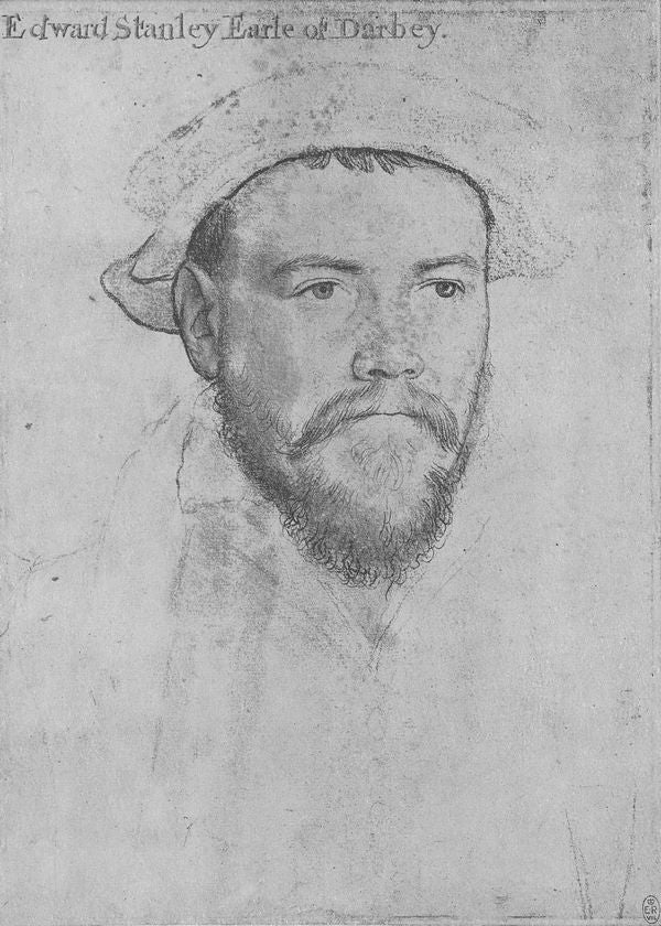 Hans Holbein The Younger Portrait Of Edward Stanley Earl Of Derby