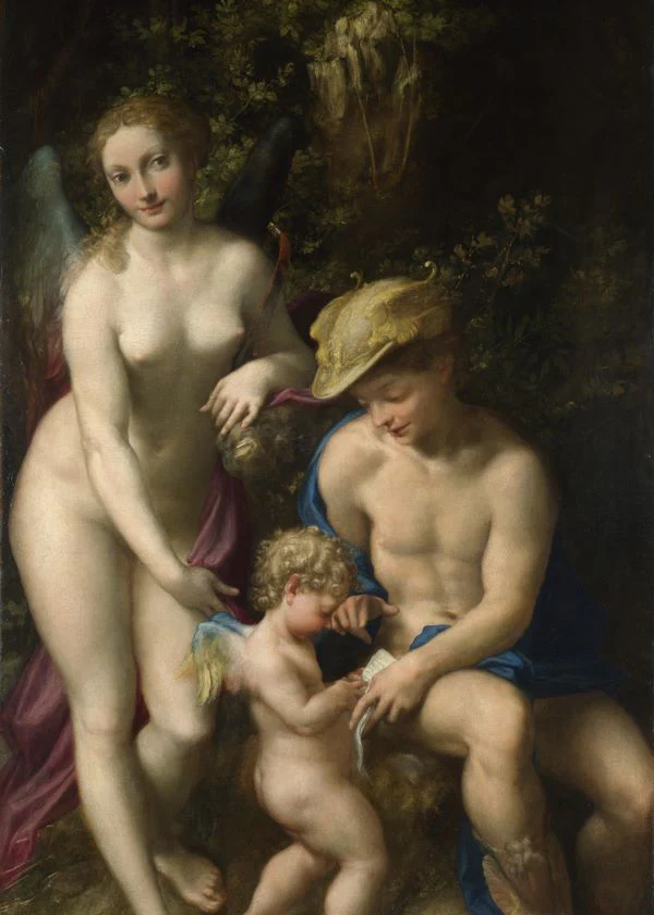 Correggio Venus with Mercury and Cupid