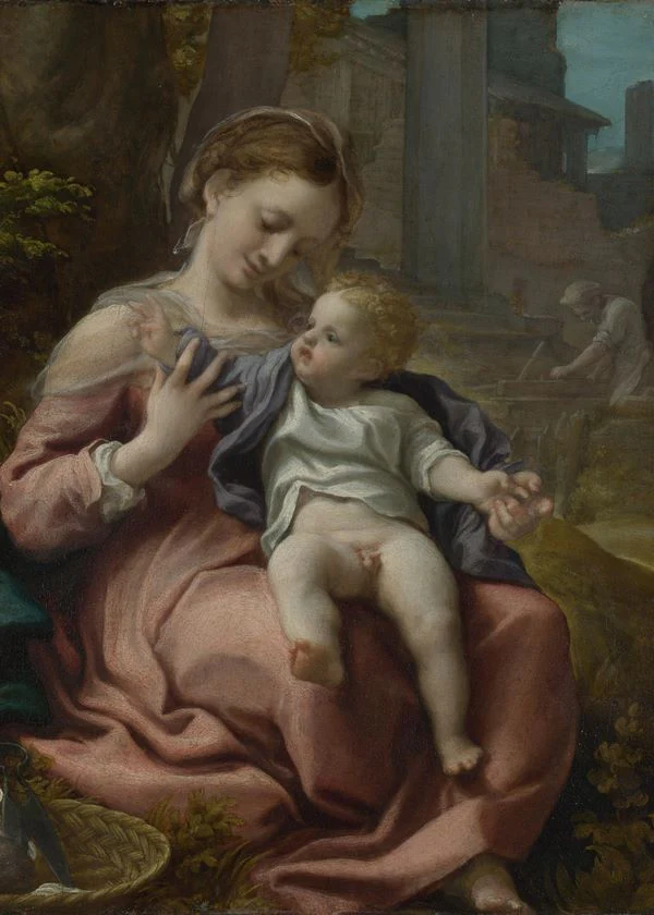 Correggio The Madonna of the Basket