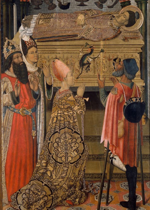 Vergos Group Princess Evdokia before the tomb of St Stephen