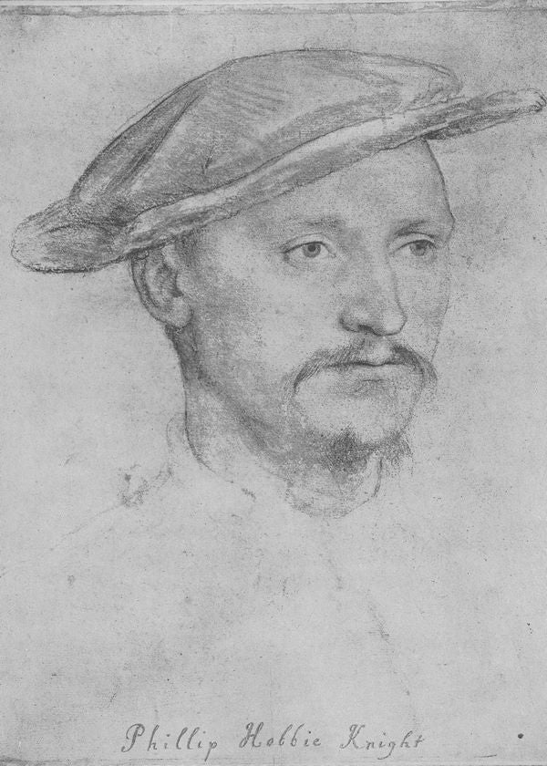Hans Holbein The Younger Portrait Of A Sir Philip Hoby