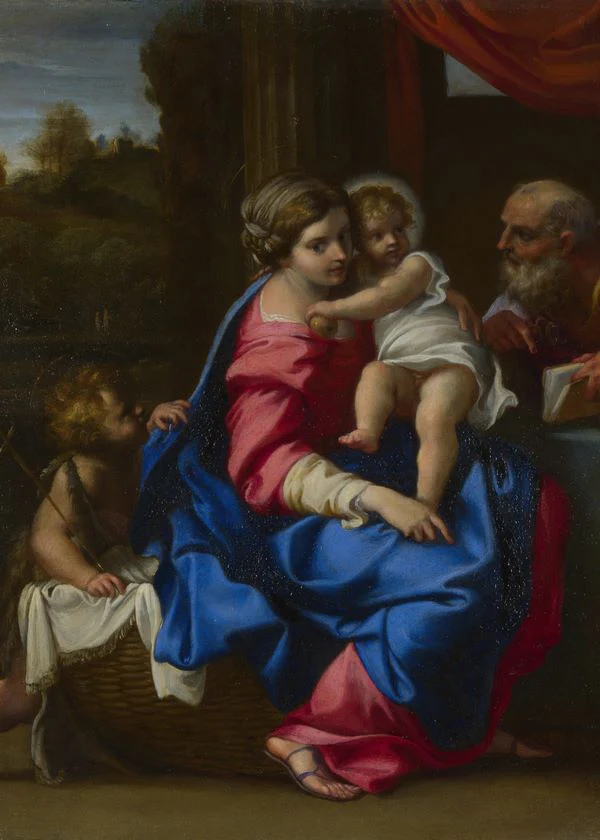 Annibale Carracci The Holy Family with the Infant Saint John the Baptist