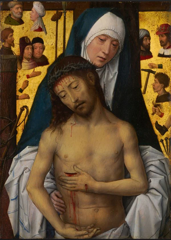 Hans Memling Christ The Martyr At The Hands Of The Mother Of God