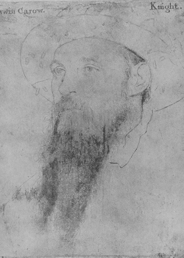 Hans Holbein The Younger Portrait Of Sir Gavin Carew