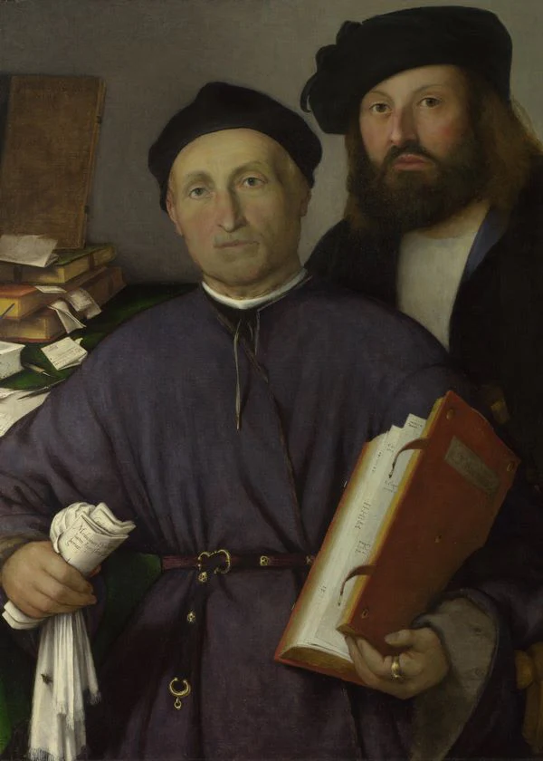Lorenzo Lotto Giovanni Agostino della Torre and his Son Niccolo