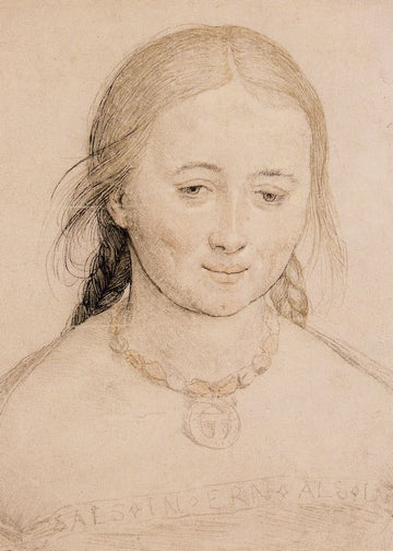 Hans Holbein The Younger Portrait Of A Young Woman