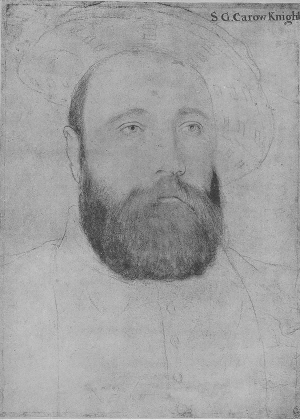 Hans Holbein The Younger Portrait Of Sir George Carew