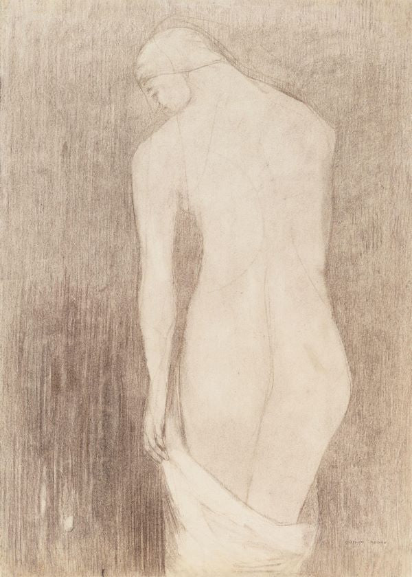 Odilon Redon Nude Woman Seen from Behind