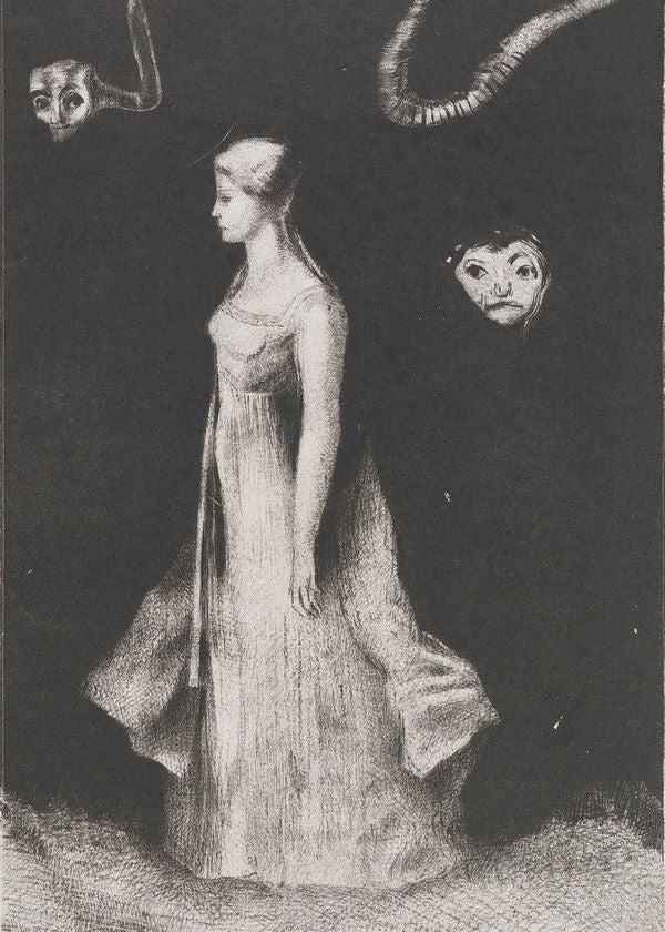 Odilon Redon Obsession 1894