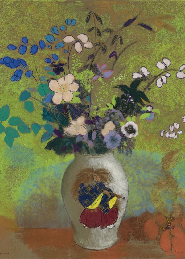 Odilon Redon Flowers in Japanese Vase 1905