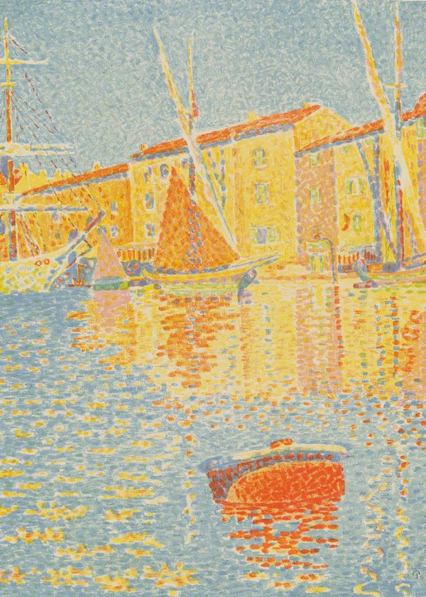 Paul Victor Jules Signac The Red Buoy 1894