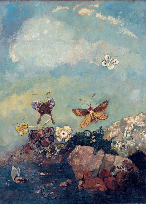 Odilon Redon Butterflies 1910