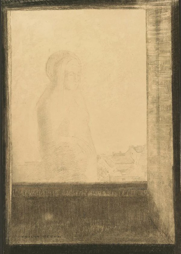 Odilon Redon Apparition in the Window