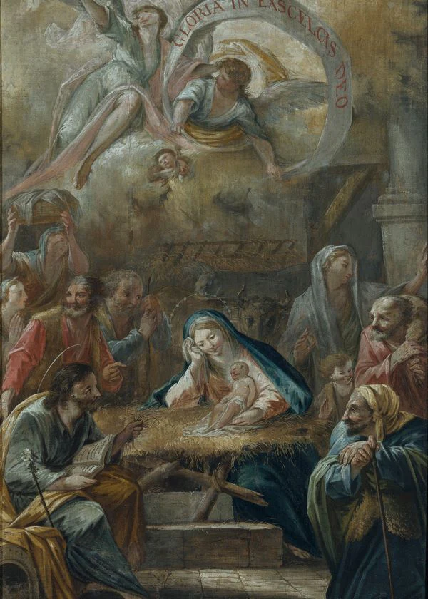 Duran Francesc Pla The birth of Jesus and the Adoration of the Shepherds