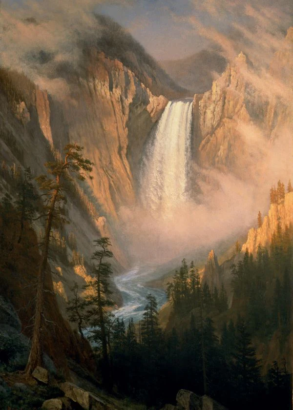 Albert Bierstadt Yellowstone Falls