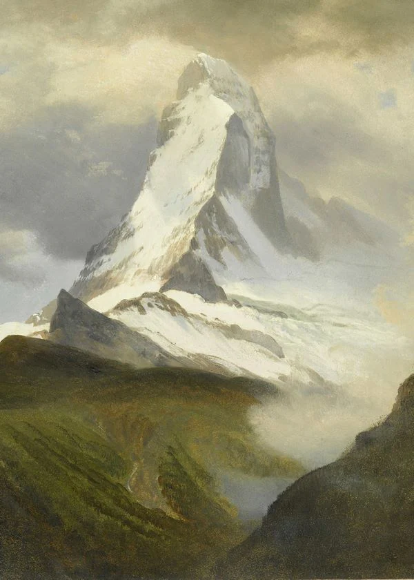 Albert Bierstadt Matterhorn painting