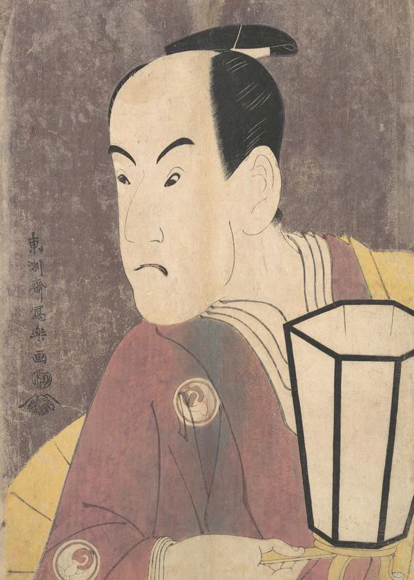 Toshusai Sharaku Portrait Of The Actor Bando Saburo Nico Iii painting